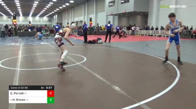 120 lbs Consi Of 32 #2 - Chase Parrott, CT vs Hayden Brown, NH