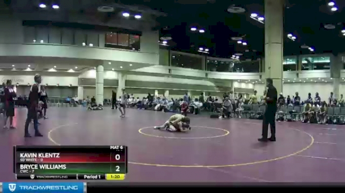 120 lbs Champ Round 1 (16 Team) - Bryce Williams, CWC vs Kavin Klentz ...