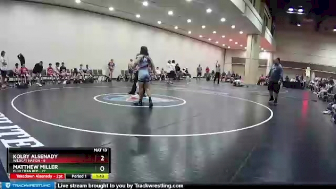 145 lbs Round 5 (10 Team) - Matthew Miller, Ohio Titan Red vs Kolby ...