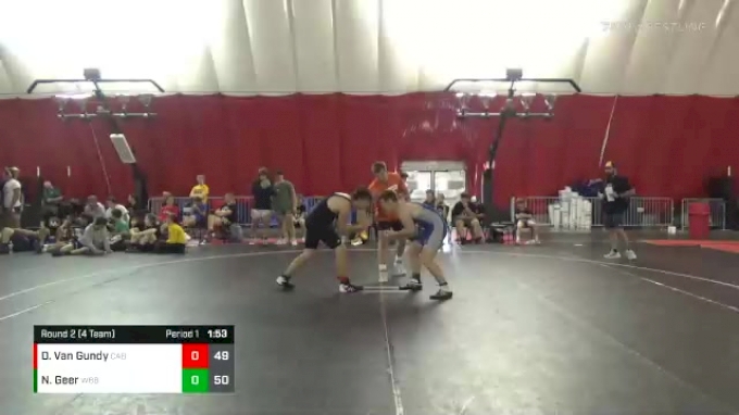 170 lbs Round 2 (4 Team) - Nate Geer, Waska/BBE B vs Dylan Van Gundy ...