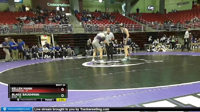 175 lbs Semis & Wb (16 Team) - Blaise Baughman, Blair vs Kellen Mann ...