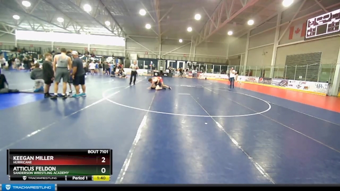 165 lbs Round 4 - Keegan Miller, Hurricane vs Atticus Feldon, Sanderson ...