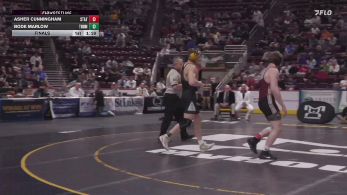 172 lbs Final - Asher Cunningham, State College vs Bode Marlow, Thomas ...