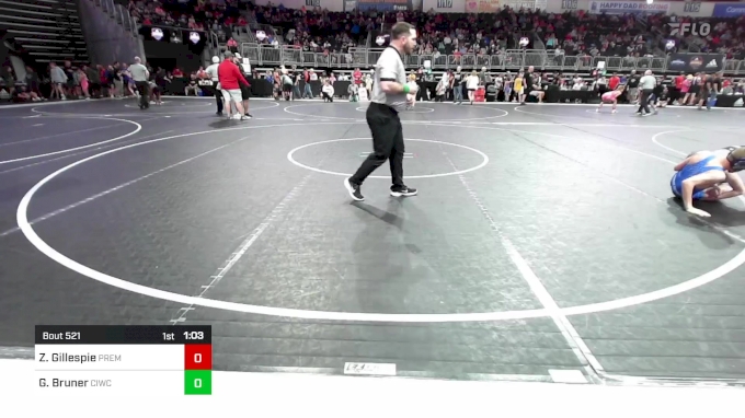 108 lbs Consi Of 4 - Zane Gillespie, Premier Wrestling Center vs Garett ...