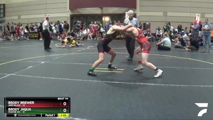 117 lbs Round 5 (6 Team) - Brody Brewer, Ares Black vs Brody Jaqua ...
