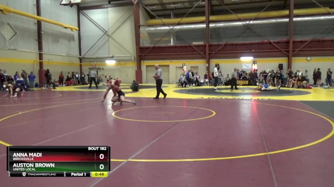 125 lbs Cons. Round 4 - Anna Madi, Brecksville vs Auston Brown, United ...