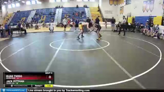 138 lbs Round 1 (8 Team) - Elias Twigg, Black Hive vs Jack Pittman ...