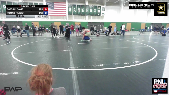 215 kg Rr Rnd 1 - Satoshi Davis, Gold Rush Wrestling vs Roman Fraser ...