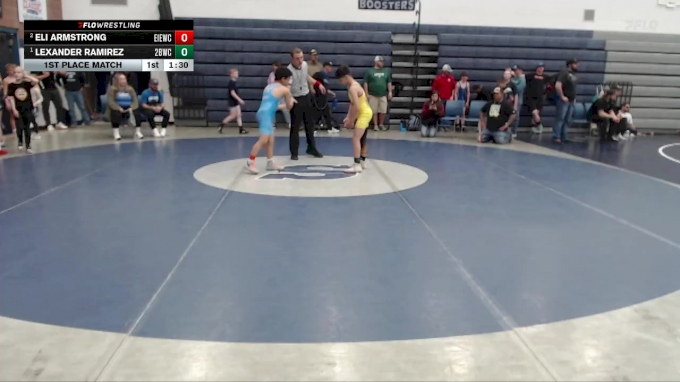90 lbs 1st Place Match - Lexander Ramirez, 208 Badgers Wrestling Club ...