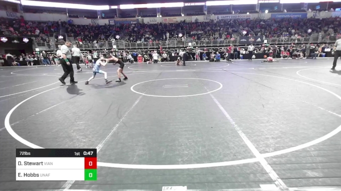 72 lbs Round Of 32 - Daxton Stewart, Vian Wrestling Club vs Easton ...