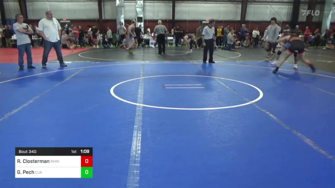 160 lbs Quarterfinal - Ryan Closterman, Rhino Hillsborough vs Garrett ...