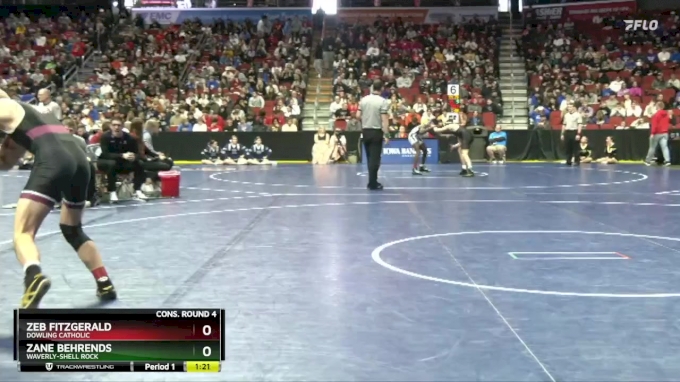 3A-138 lbs Cons. Round 4 - Zane Behrends, Waverly-Shell Rock vs Zeb ...