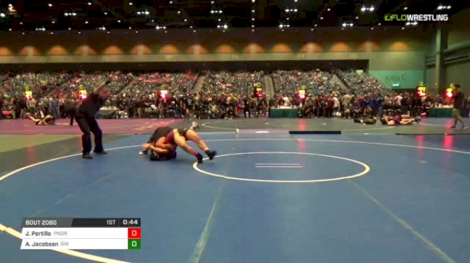 182 lbs Consi of 32 #1 - Jason Portillo, Ponderosa vs Anthony Jacobsen ...