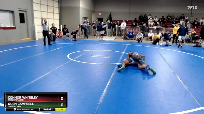 141 lbs Quarterfinal - Connor Whiteley, Augustana (SD) vs Quen Campbell ...