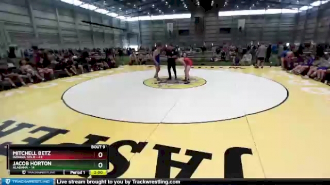 160 lbs Round 3 (8 Team) - Mitchell Betz, Indiana Gold vs Jacob Horton ...