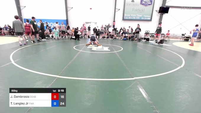 69 kg 5th Place - Jayden Dambrosio, Doughboy vs Terry Langley Jr, Felix ...