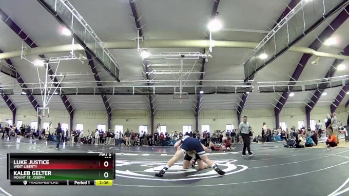 197 lbs Champ. Round 1 - Luke Justice, West Liberty vs Kaleb Gelter ...