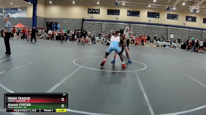 210 lbs Round 2 (4 Team) - Isaiah Foster, Team Gotcha vs Noah Teague ...
