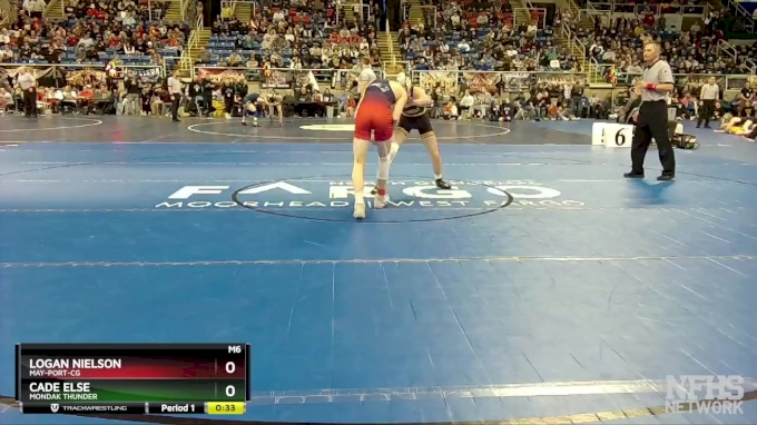 127 lbs Cons. Round 1 - Logan Nielson, May-Port-CG vs Cade Else, Mondak ...