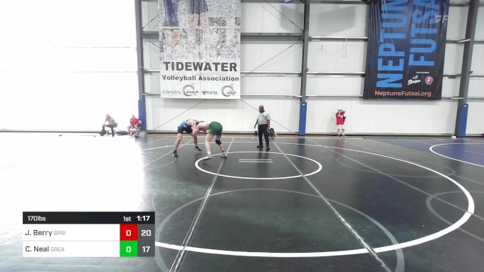 170 lbs Rr Rnd 2 - Jack Berry, Springboro Panthers vs Caleb Neal, Great ...