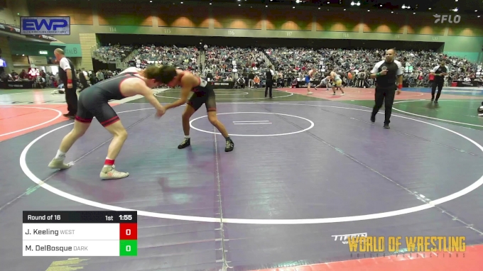 152 lbs Round Of 16 - Jeffrey Keeling, Westview vs Maximus DelBosque ...
