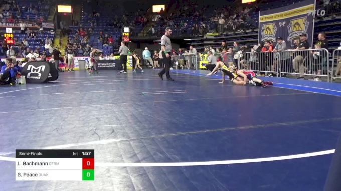 75 lbs Semifinal - Lj Bachmann, Germantown Academy vs Gabe Peace ...