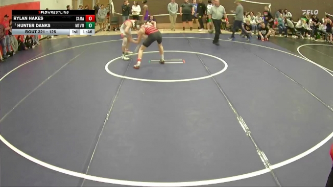 126 lbs Champ. Round 2 - Rylan Hakes, Camas vs Hunter Danks, Mountain View