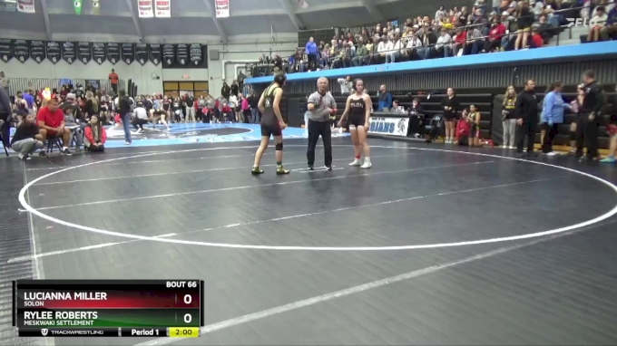 140 lbs Quarterfinal - Lucianna Miller, Solon vs Rylee Roberts ...