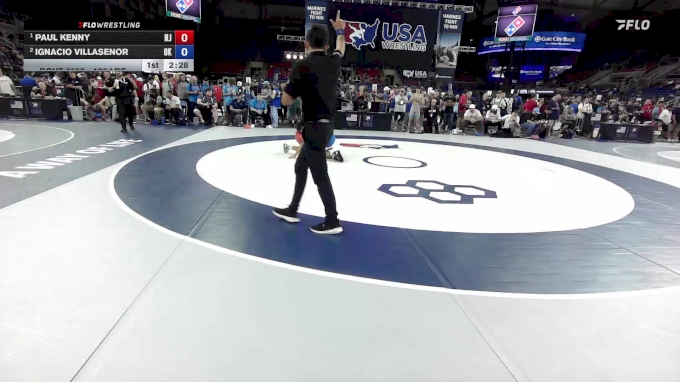 126 lbs Cons. Quarters - Paul Kenny, NJ vs Ignacio Villasenor, OK