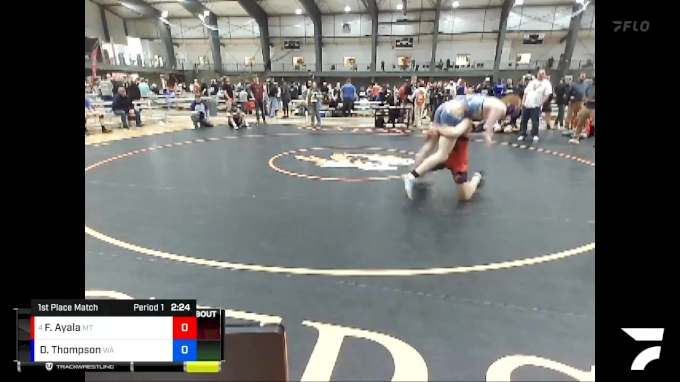 160 lbs 1st Place Match - Francisco Ayala, WA vs Drake Thompson, WA