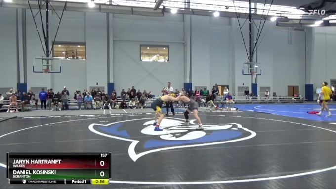 157 lbs Semifinal - Daniel Kosinski, Scranton vs Jaryn Hartranft, Wilkes