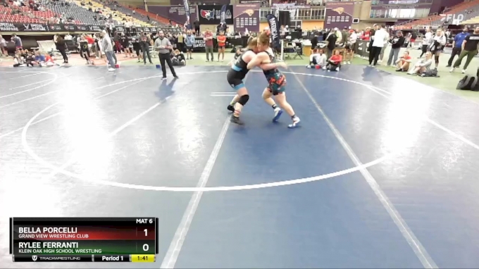 190 lbs Quarterfinal - Bella Porcelli, Grand View Wrestling Club vs ...