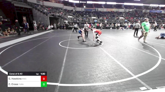 122 lbs Consi Of 8 #2 - Gabriel Hawkins, MoWest Championship Wrestling ...