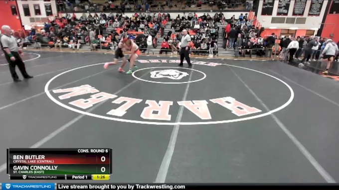 152 lbs Cons. Round 6 - Gavin Connolly, St. Charles (EAST) vs Ben ...