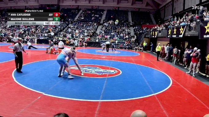 190 lbs Champ. Round 1 - Ava Catledge, Jefferson vs Maxine Sullens ...