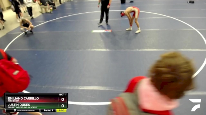 110 lbs Champ. Round 2 - Justin Dukes, Summit Wrestling Academy vs ...