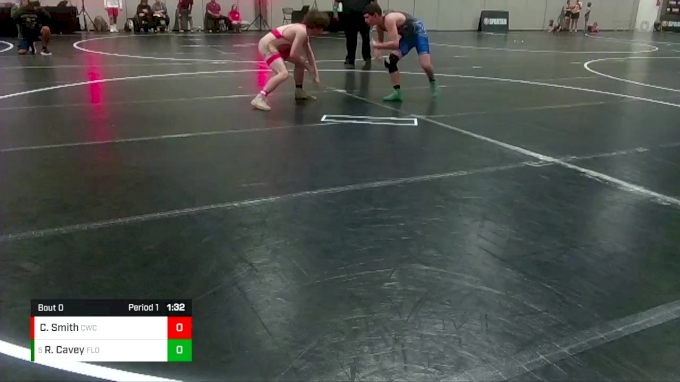 132 lbs Champ. Round 1 - Raymond Cavey, Florida vs Charlie Smith ...