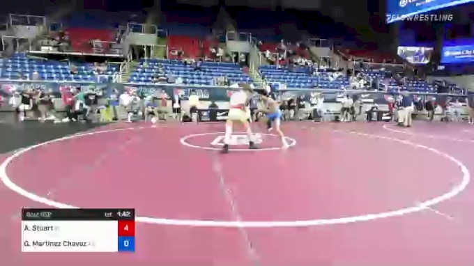 120 lbs Consi Of 64 #2 - Aiden Stuart, Kansas vs Giovanni Martinez ...