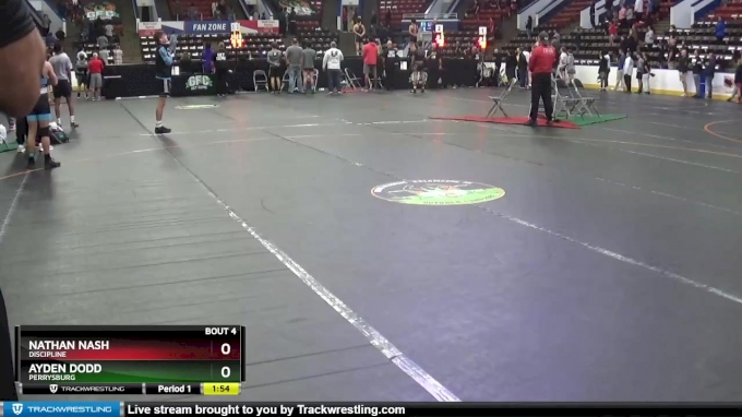 105 lbs Champ. Round 1 - Ayden Dodd, Perrysburg vs Nathan Nash, Discipline
