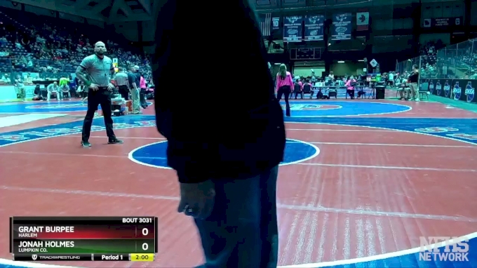 3A-150 lbs Champ. Round 1 - Jonah Holmes, Lumpkin Co. vs Grant Burpee ...
