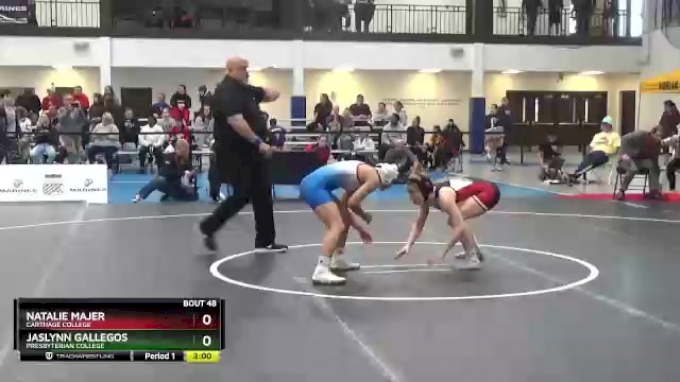116 lbs Champ. Round 2 - Jaslynn Gallegos, Presbyterian College vs ...