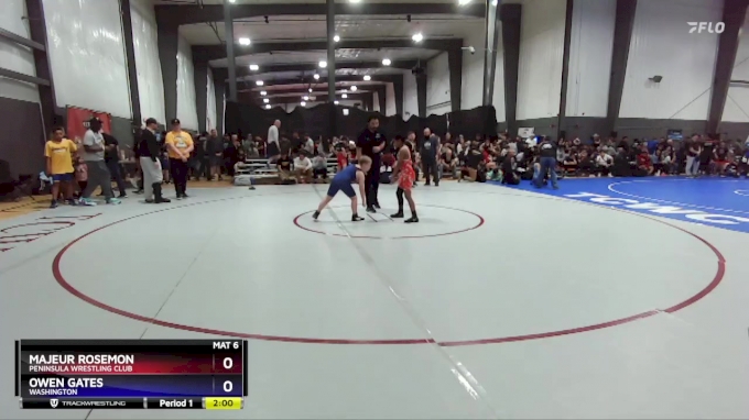 93 lbs Round 3 - Owen Gates, Washington vs Majeur Rosemon, Peninsula ...