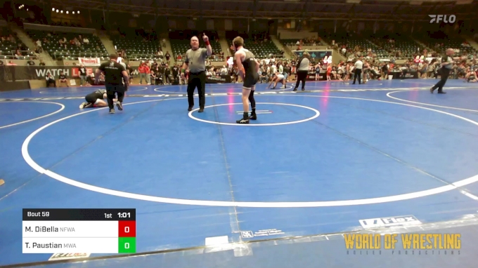 115 lbs Round Of 16 - Mario DiBella, NFWA vs Tanner Paustian, Moen ...