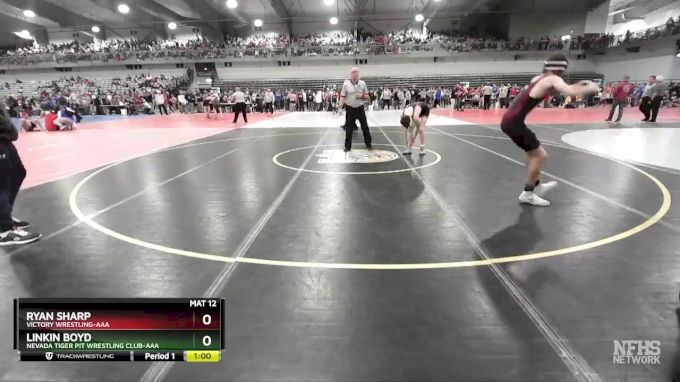 120 lbs Cons. Round 2 - Ryan Sharp, Victory Wrestling-AAA vs Linkin ...