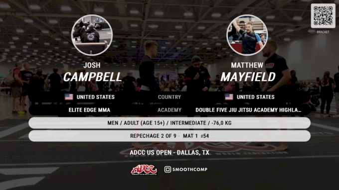 Josh Campbell vs Matthew Mayfield 2024 ADCC Dallas Open at the USA Fit ...
