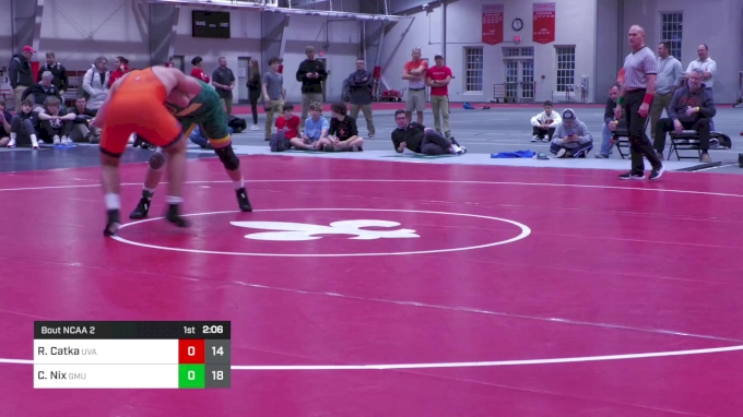 285 lbs Final - Ryan Catka, Virginia vs Chad Nix, George Mason