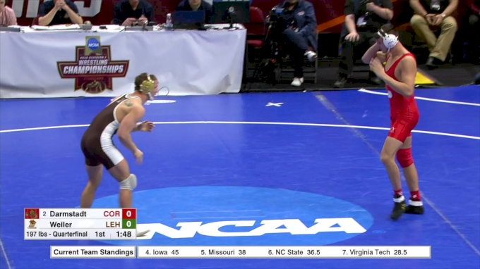 197 q, Ben Darmstadt, Cornell vs Chris Weiler, Lehigh