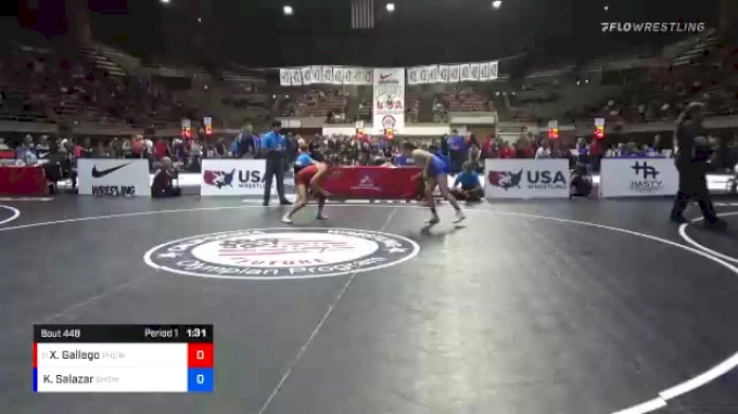 112 lbs Semifinal - Xiomara Gallego, Poway High School Wrestling vs ...