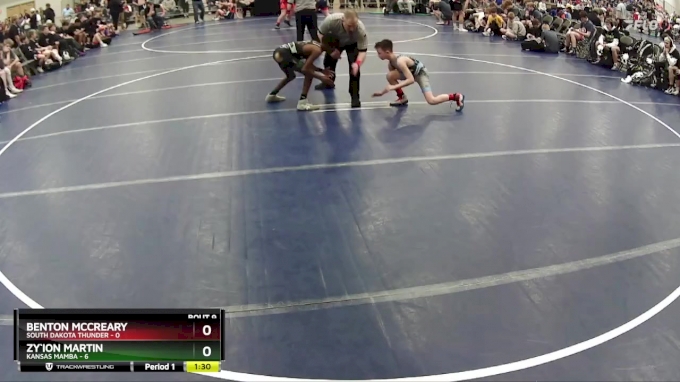 80 lbs Round 3 (6 Team) - Zy`ion Martin, Kansas Mamba vs Benton ...