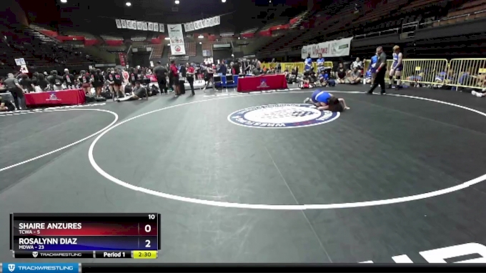 152 lbs Round 4 (12 Team) - Shaire Anzures, TCWA vs Rosalynn Diaz, MDWA